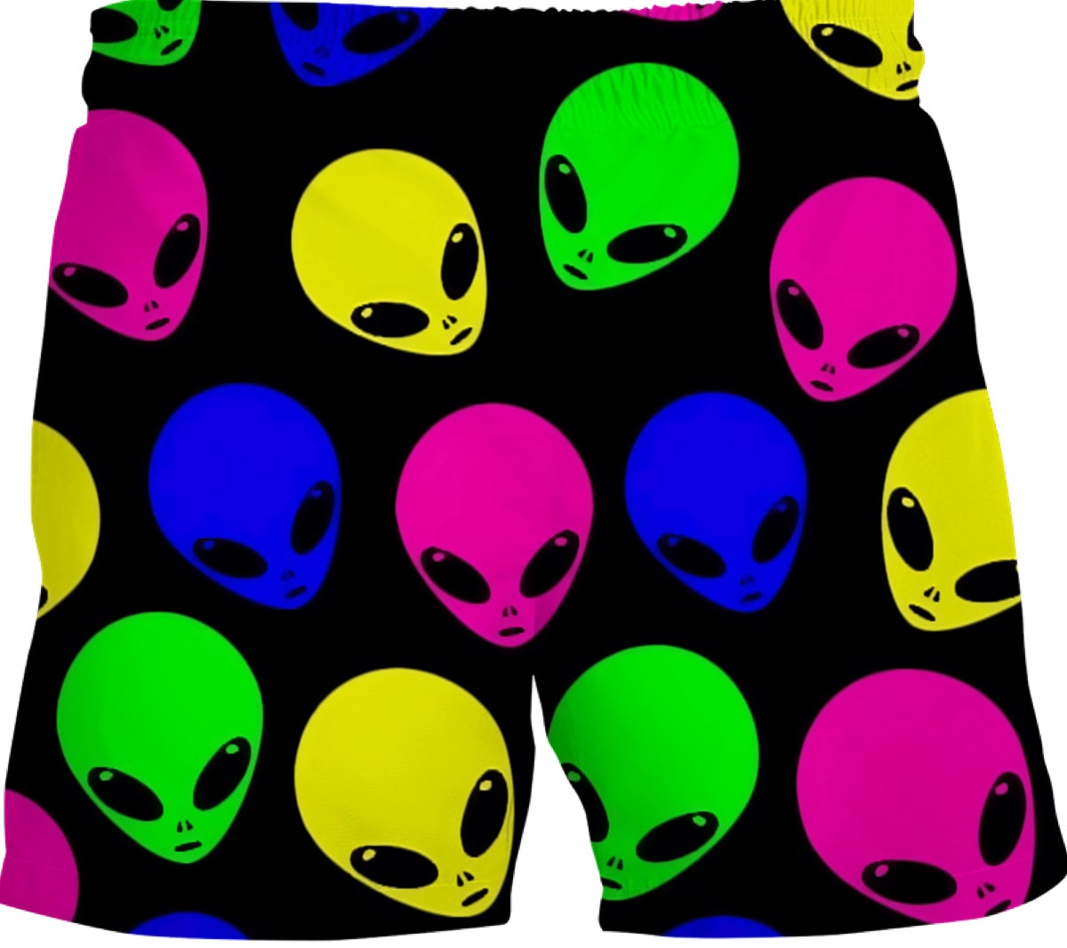 Alien Head Swim Shorts – BigTexFunkadelic