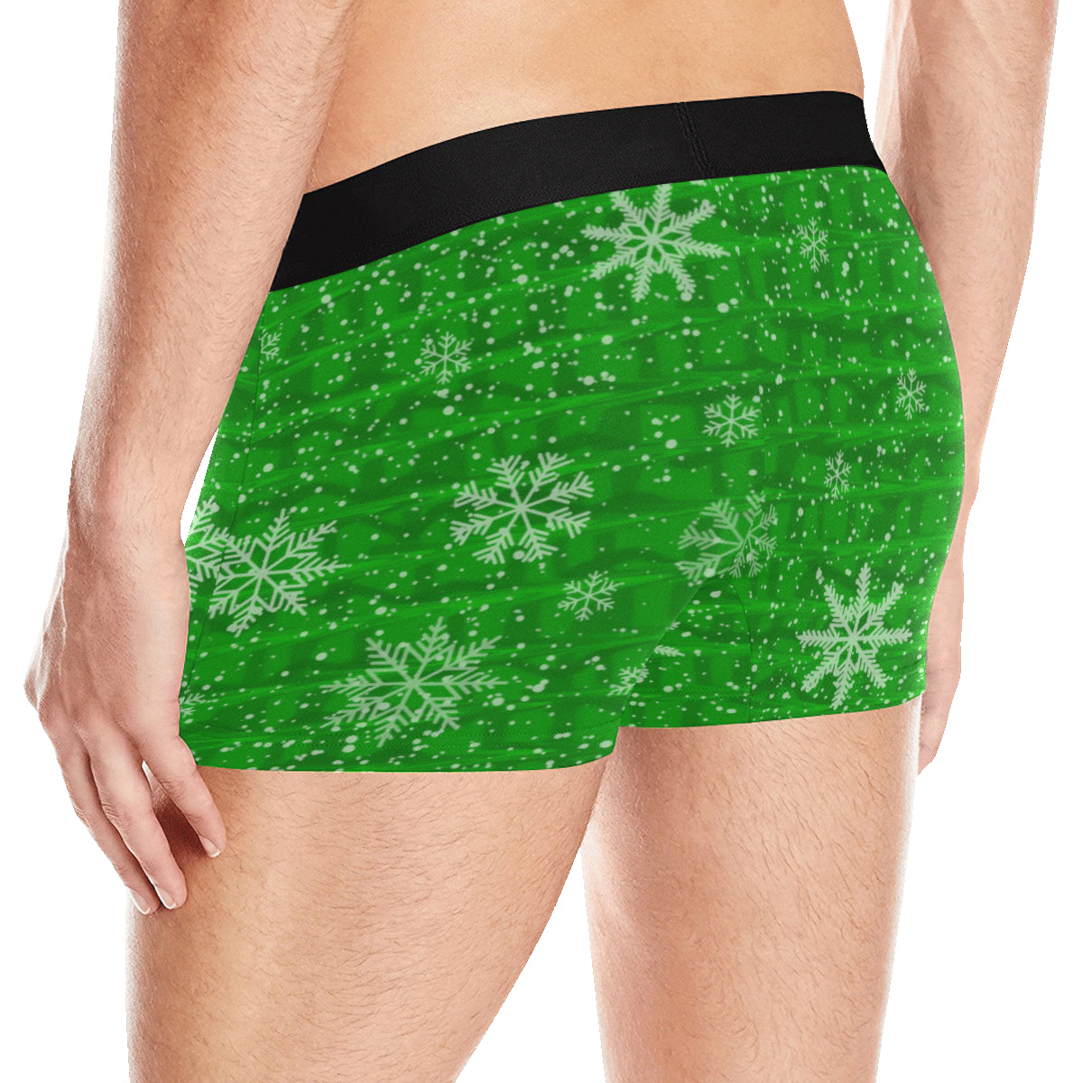 Green Holiday Snowflake Boxer Briefs – BigTexFunkadelic