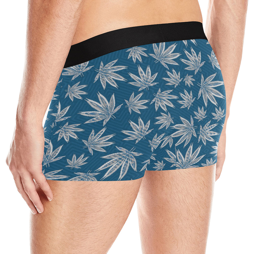 Blue and Gray Weed Pattern Boxer Briefs – BigTexFunkadelic