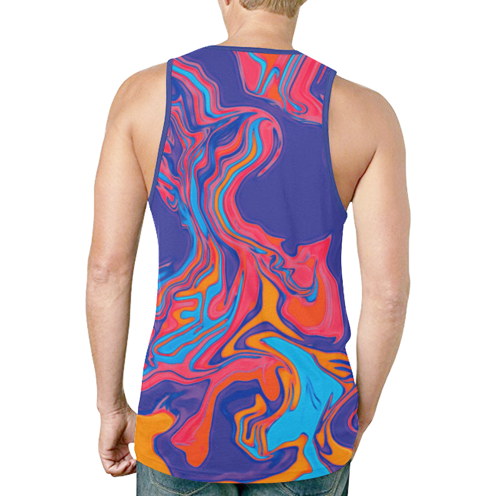 Slurpee Spill Psychedelic Relaxed Fit Men's Tank Top – BigTexFunkadelic