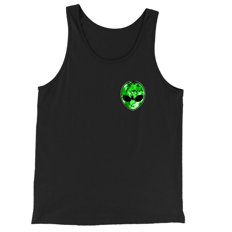 Green Alien Head Chest Logo Tank Top – BigTexFunkadelic