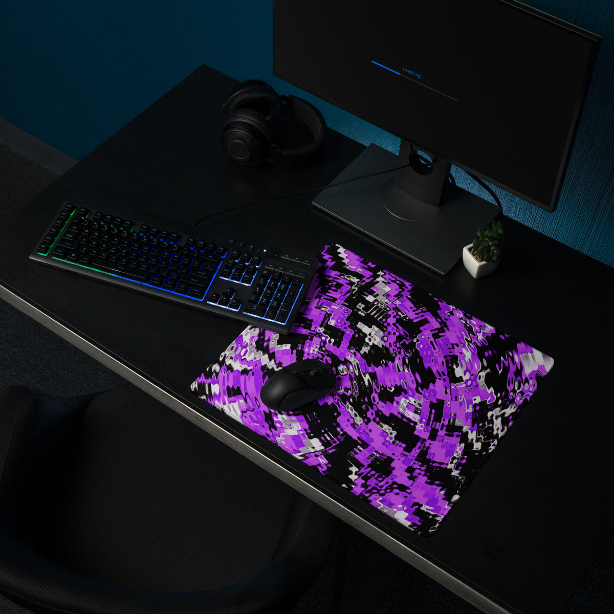 Purple Rave Drip Gaming Mouse Pad – BigTexFunkadelic