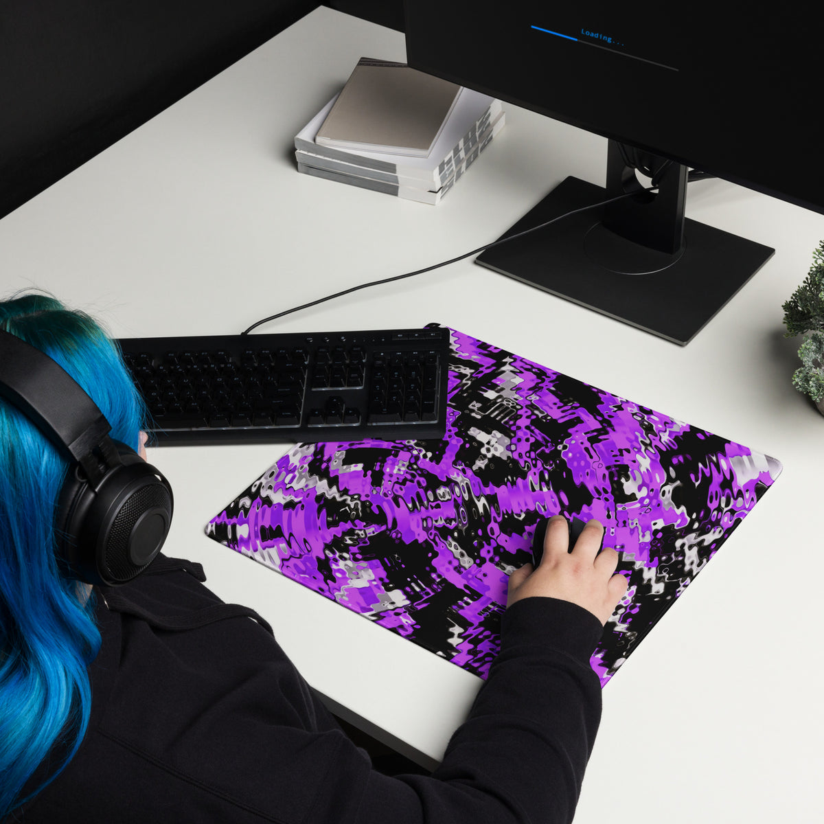Purple Rave Drip Gaming Mouse Pad – BigTexFunkadelic