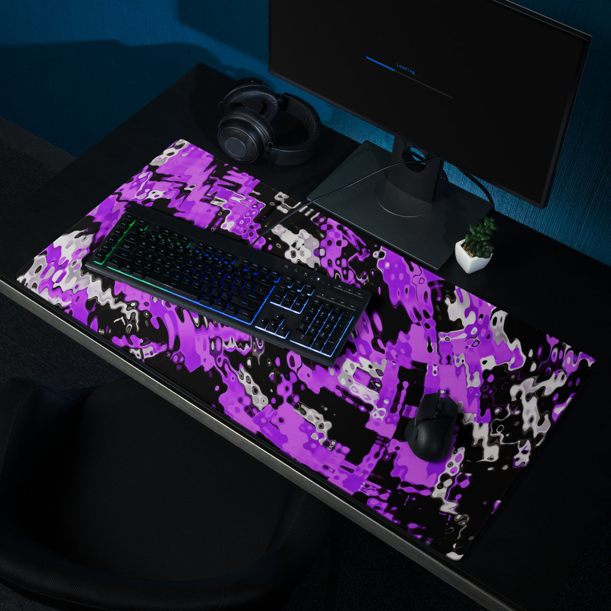 Purple Rave Drip Gaming Mouse Pad – BigTexFunkadelic
